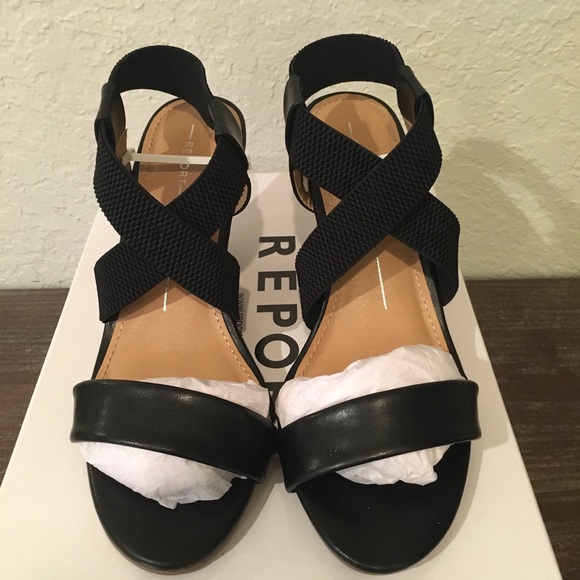 Report | Shoes | Nib Report Sinclair Black Sandals | Poshmark